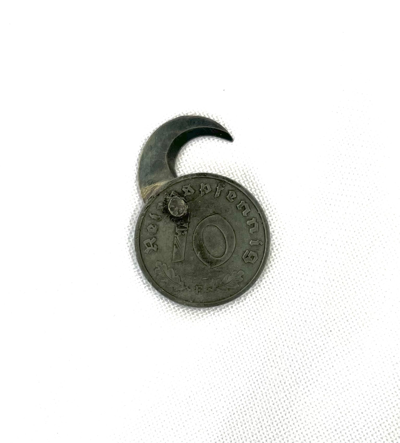 WW2 SOE German 10 Reichspfennig Coin with Concealed Blade dated 1941 ...
