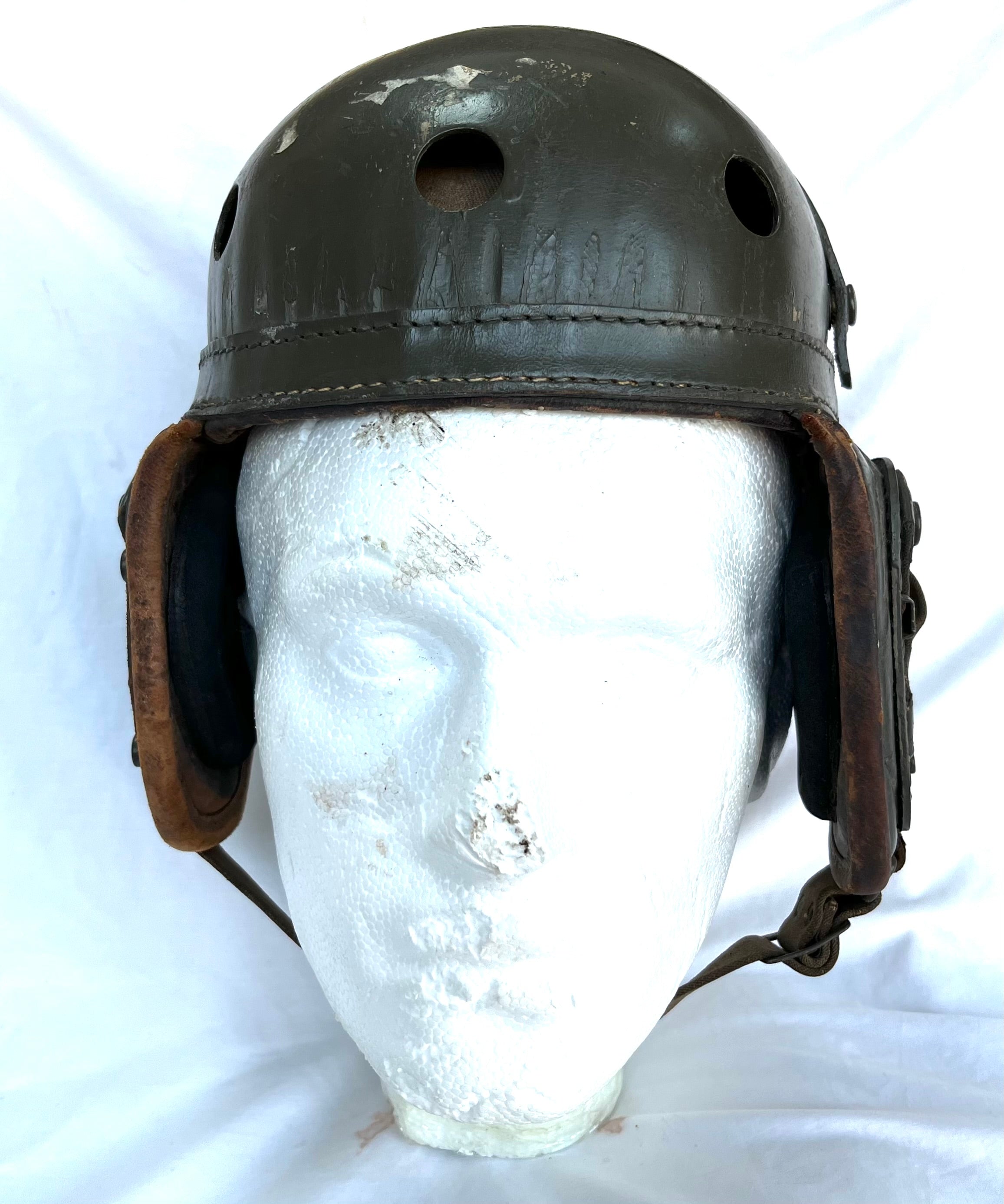 WW2 US Model M-1938 Tankers Helmet. – Vigo Militaria and Collectables