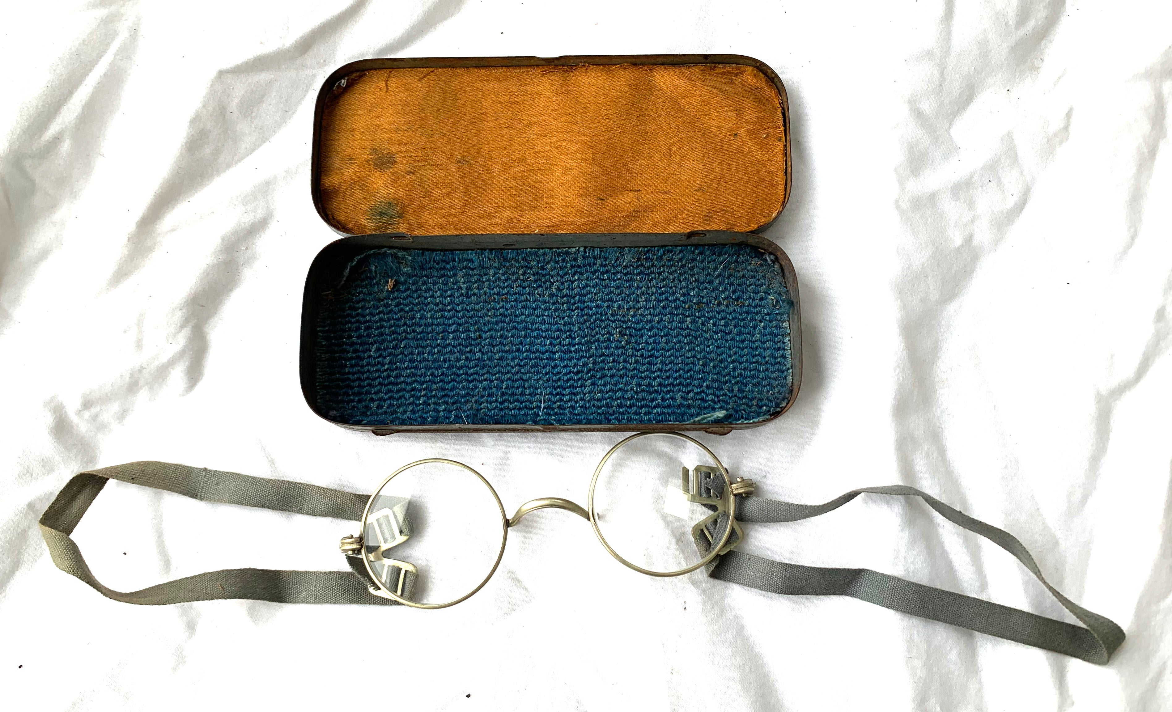 WW2 German Gas Mask Spectacles named to soldier – Vigo Militaria and ...